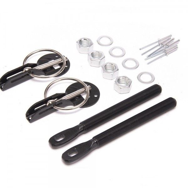 Secondary BONNET PIN KIT ALUMINIUM, UNIVERSAL RACING, BONNET CATCH ...