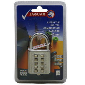 Jaguar Lifestyle Digital Combination Padlock 40mm | Shop Today. Get it Tomorrow! | takealot.com