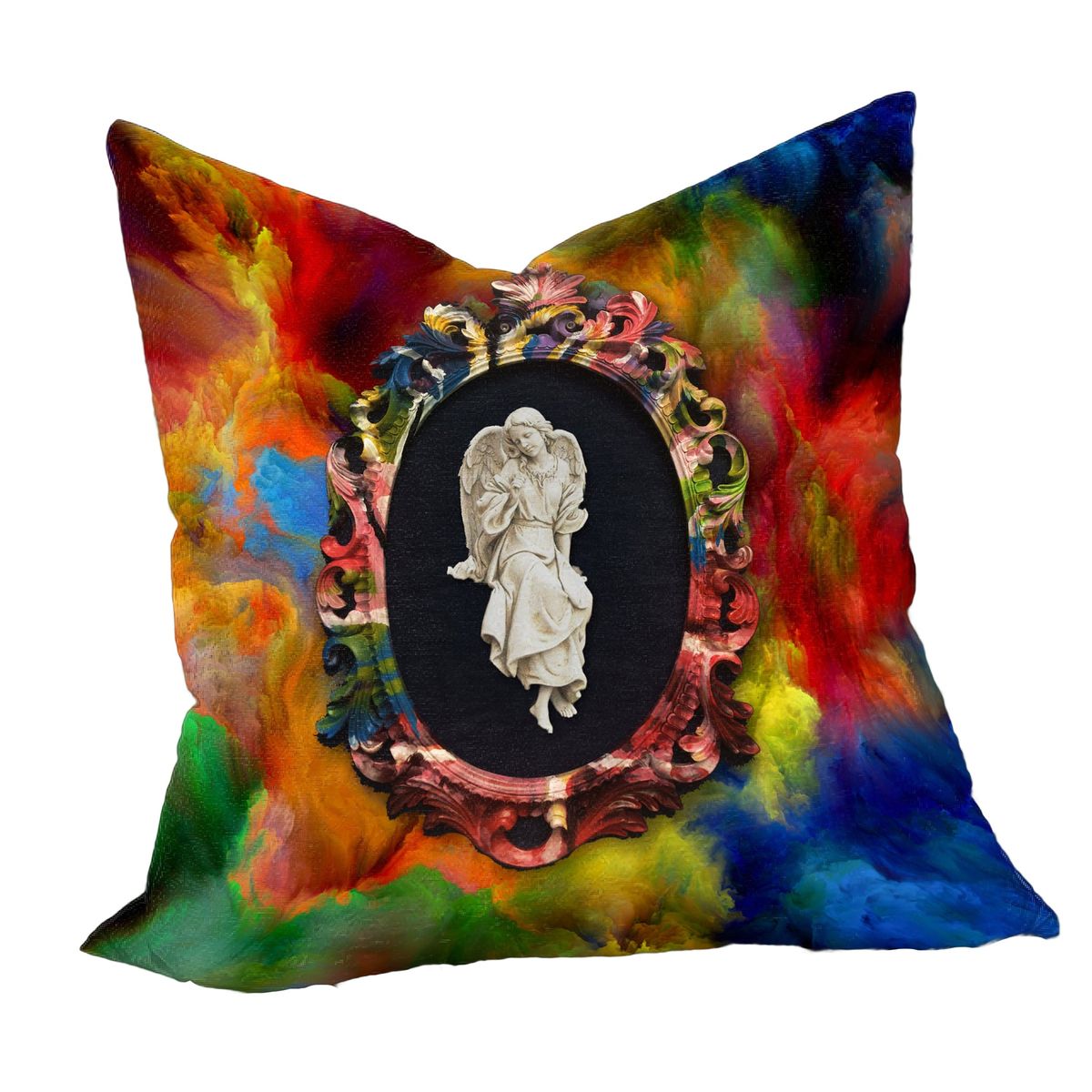 Colourful Angel Portrait Luxury Scatter | Shop Today. Get it Tomorrow ...