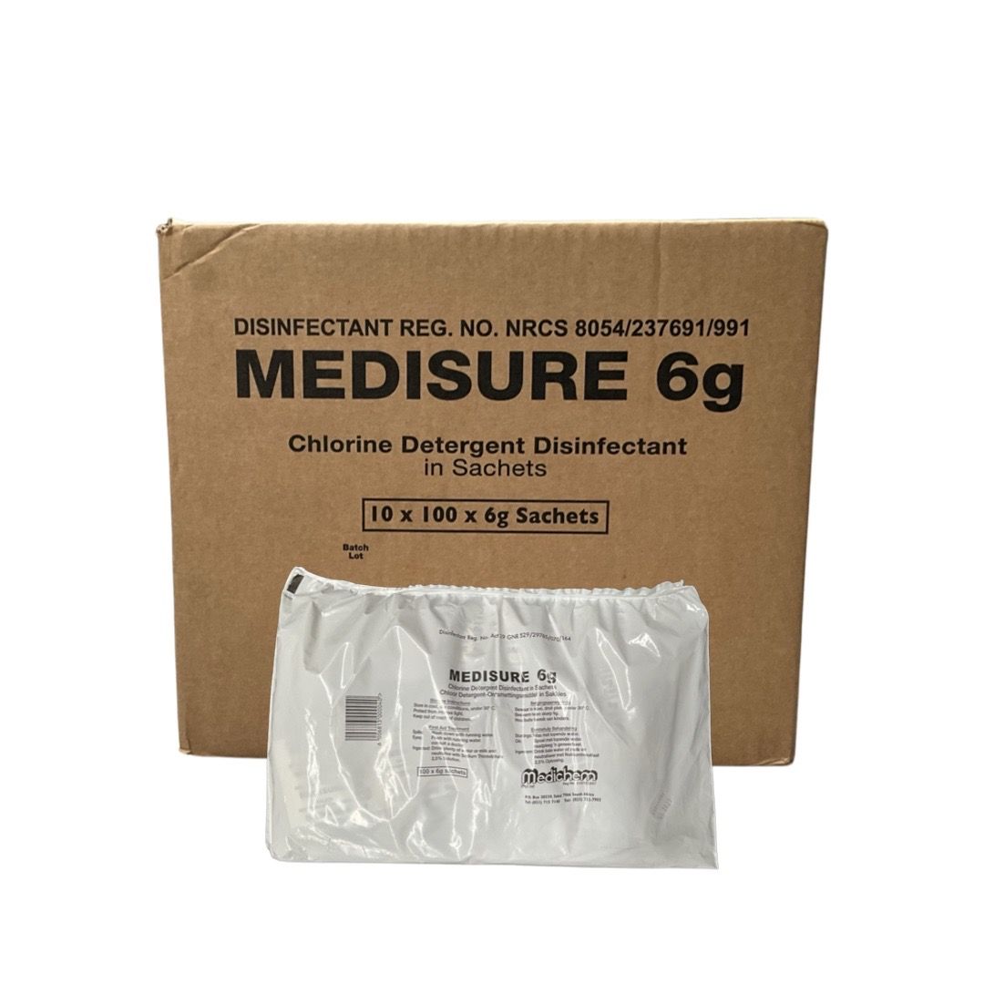 Medisure 6g - Chlorine Detergent-Disinfectant Tablets (1000 sachets ...
