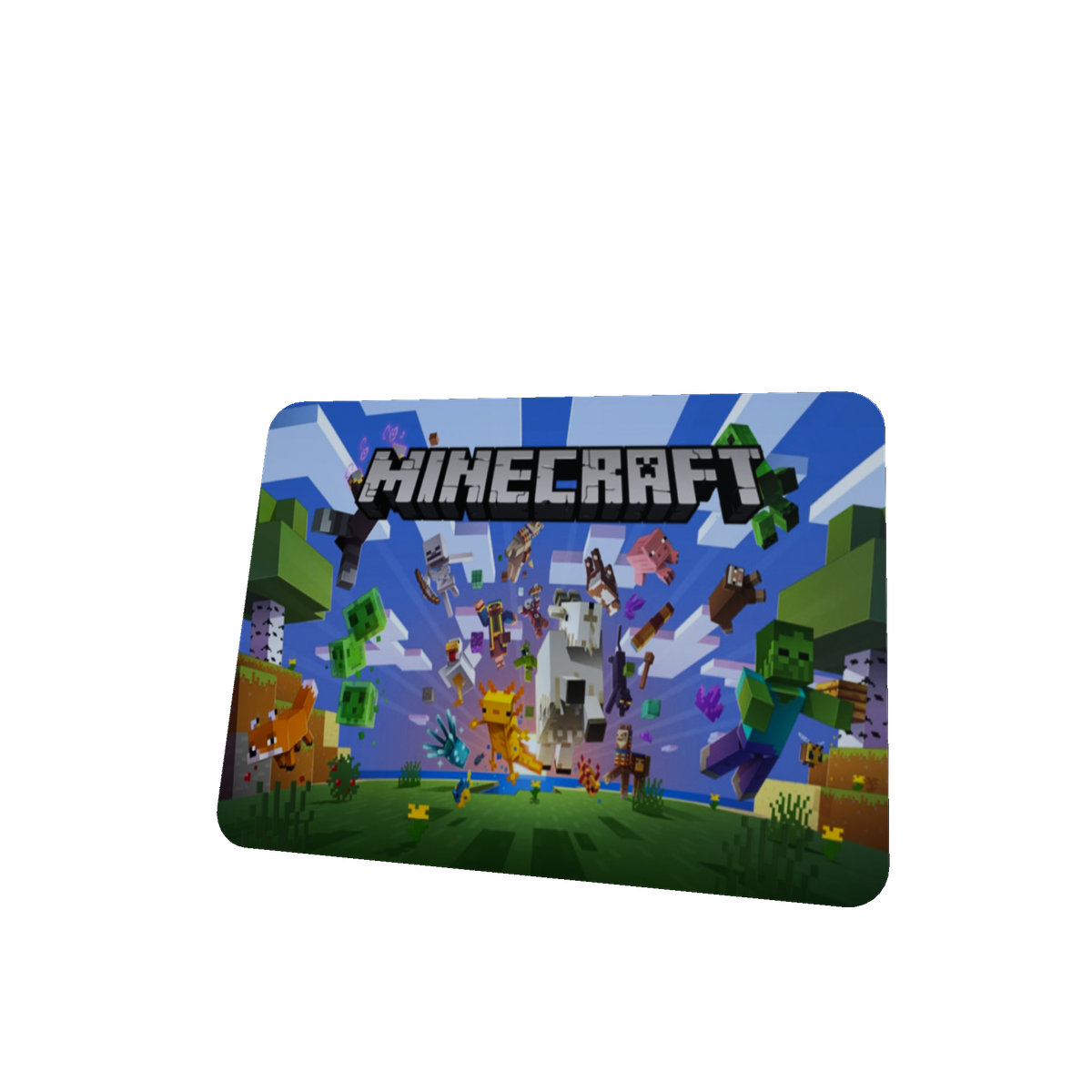 Minecraft - Characters Mixed Logo - Mouse pad | Shop Today. Get it ...