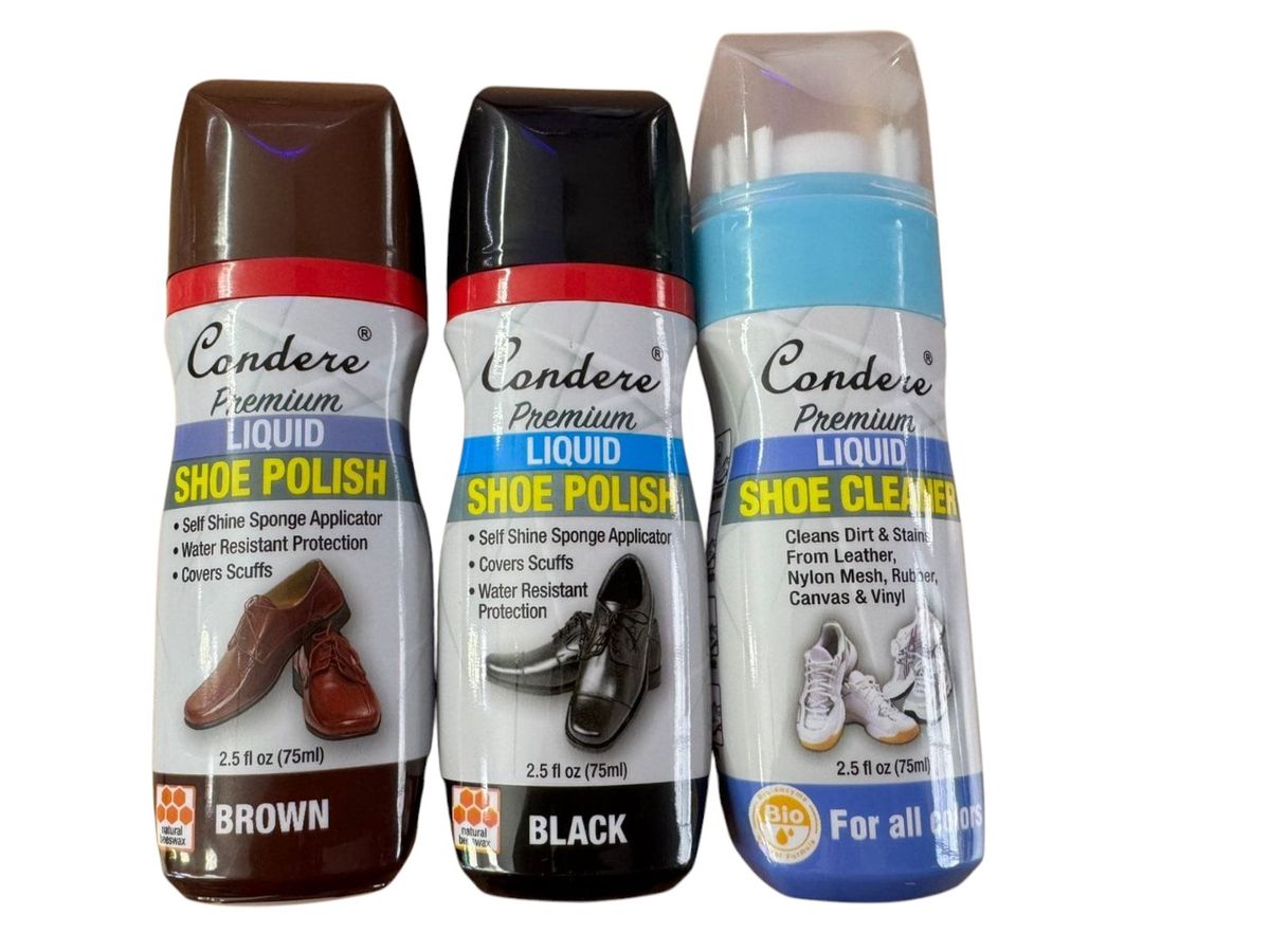3x Condere Premium Liquid Shoe Polish | Shop Today. Get it Tomorrow ...