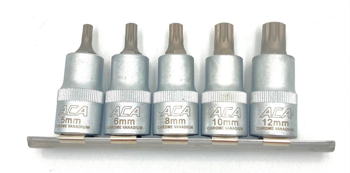 ACA - 5 Piece Spline Bit Socket Set - 55mm | Shop Today. Get it Tomorrow! | takealot.com