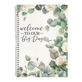 Welcome A4 Notebook Spiral Lined Trendy Wedding Graphic Notepad Gifts ...