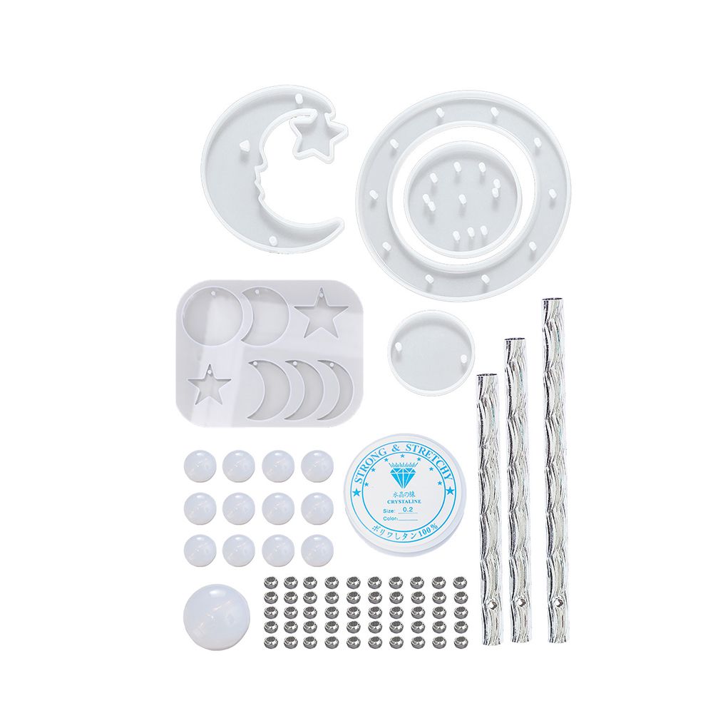 Sun and Moon DIY Wind Chime Molds Set Silicone Resin DIY Molds | Shop ...