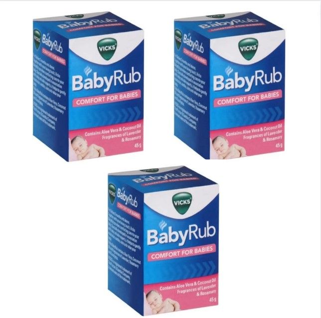 Vicks BabyRub Comfort For Babies 45g - 3 Pack | Shop Today. Get it ...