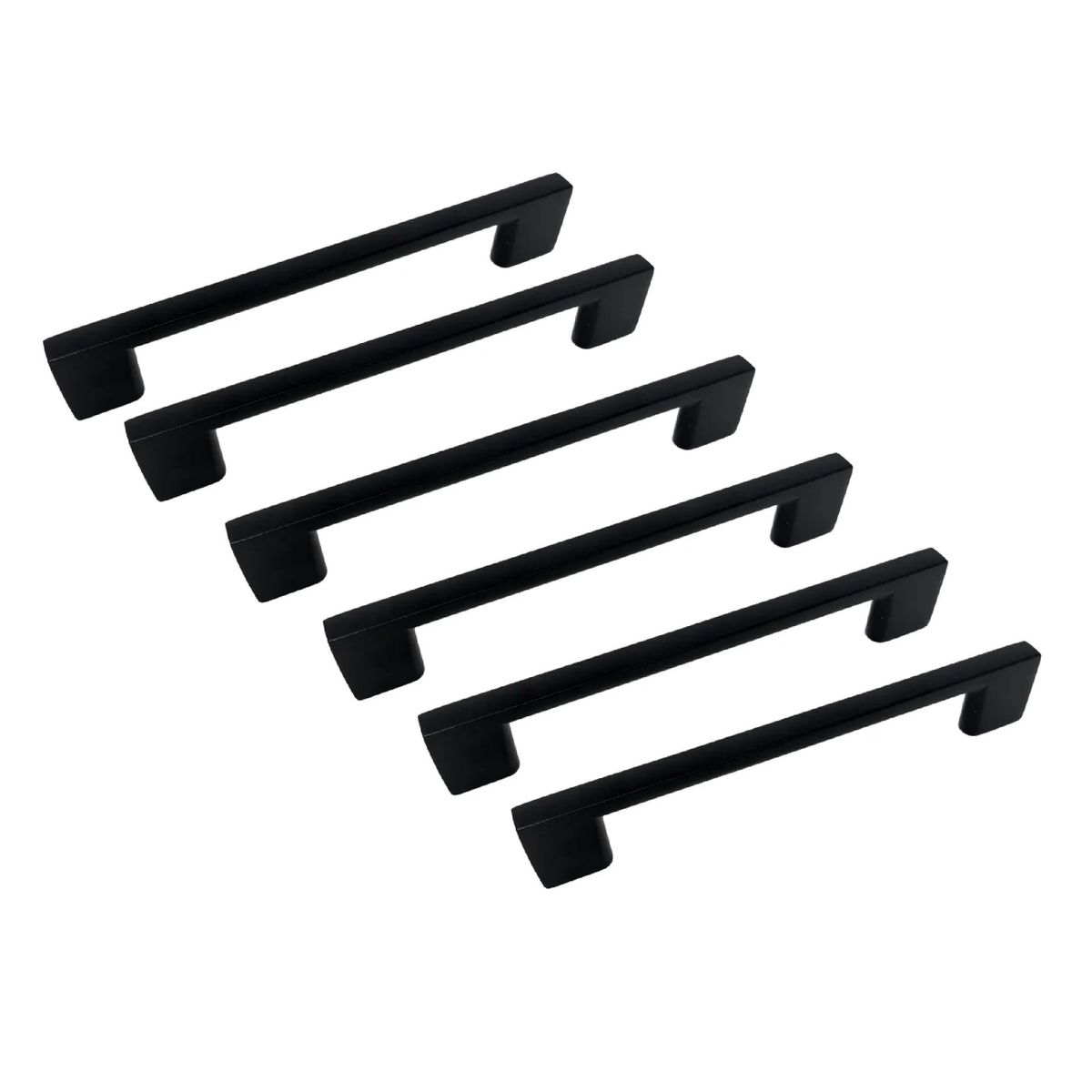 Cupboard Bar Handle Neptune Black PDR Coat 192MM - (Pack of 6) | Shop ...