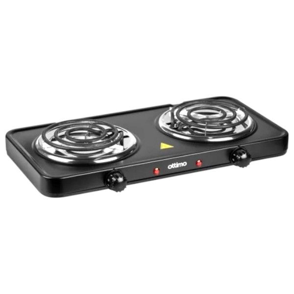 Ottimo Black Twin Spiral Hot Plate Two Plate Stove 2400W | Shop Today ...