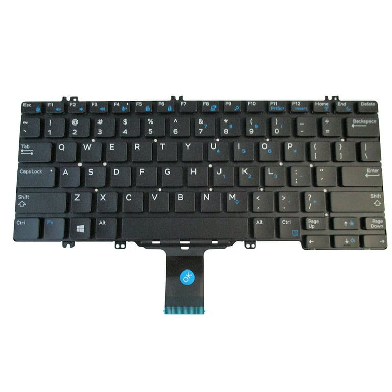 Replacement Keyboard For Dell Latitude 5290 7280 7290 7390 WITH Backlit ...