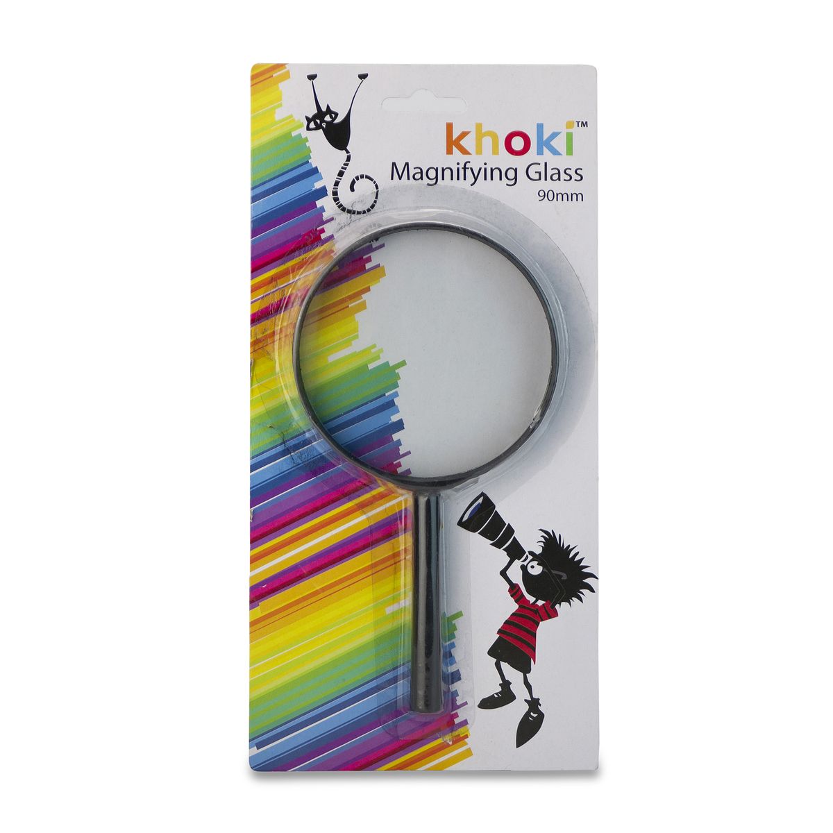 Khoki - Magnifying Glass for Children - Black - Glass & Plastic - 90mm ...
