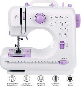 Portable Sewing Machine,12 Stitches 2 Speed Heavy Duty Sew Machine ...