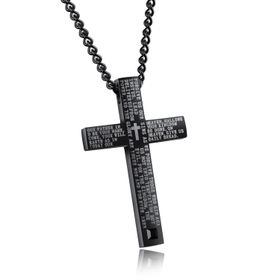 Cross Male Necklace - Black | Shop Today. Get it Tomorrow! | takealot.com