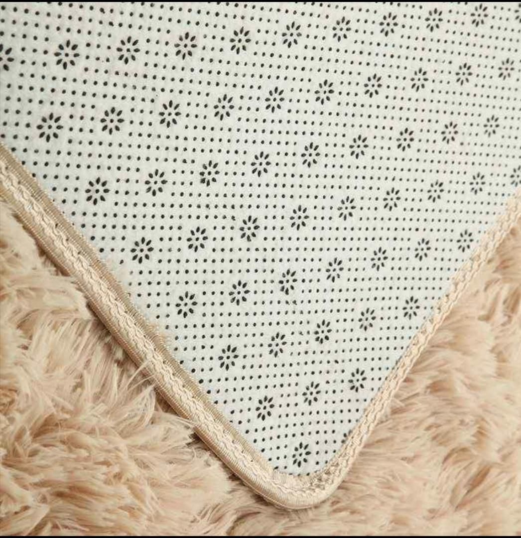 Large Cream Fluffy Carpet | Shop Today. Get it Tomorrow! | takealot.com