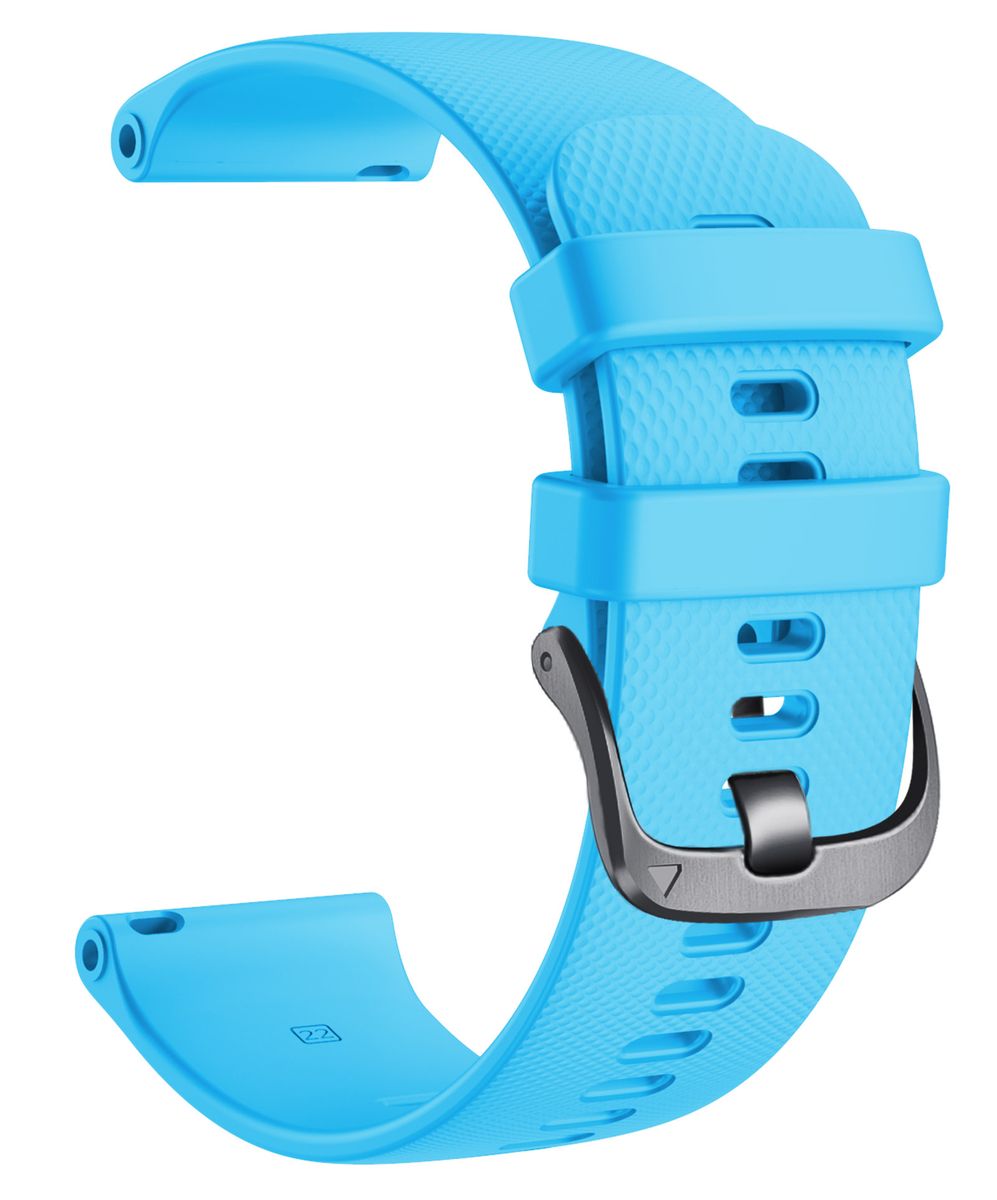 Silcone Strap For Garmin Forerunner 55 -Light Blue | Shop Today. Get it ...