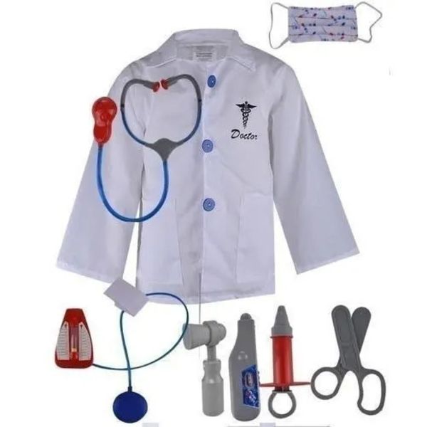 Doctor Role Play Set - Doctor Costume With Accessories, Pretend, Dress ...