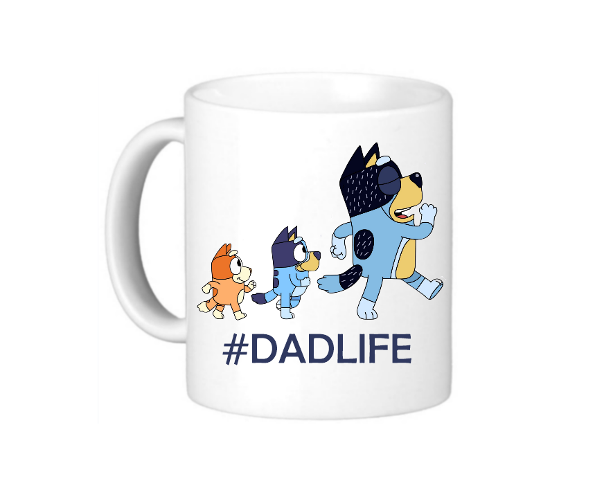 Bluey Dad Life Coffee Mug - Perfect Gift for the Ultimate Bluey Fan ...