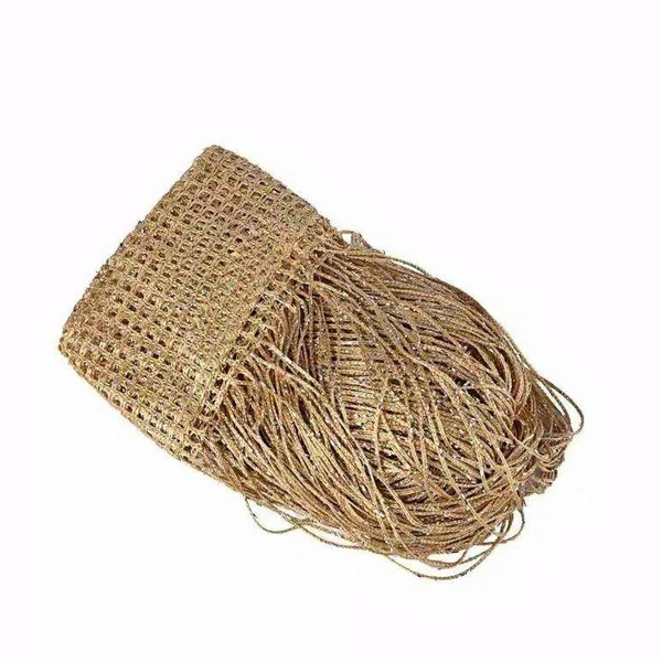 Gold String Curtain with Silver Specks - 1 Pieces 1x2m | Shop Today ...