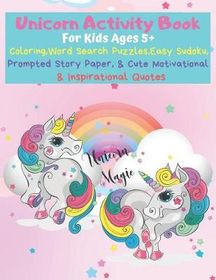 Unicorn Activity Book: The Ultimate Coloring, Word Search, Sudoku ...