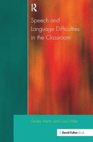 Speech and Language Difficulties in the Classroom | Shop Today. Get it ...