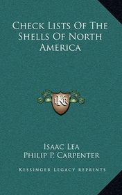 Check Lists Of The Shells Of North America | Buy Online in South Africa ...