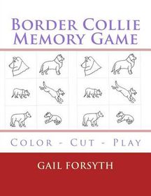 Border Collie Memory Game: Color - Cut - Play | Shop Today. Get it ...