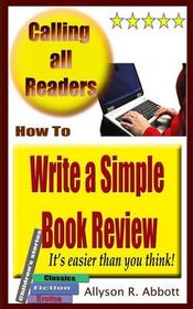 How To Write a Simple Book Review: It's easier than you think! | Shop ...