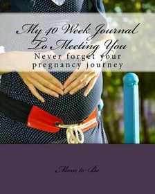 My 40 Week Journal to Meeting You: Never Forget Your Pregnancy Journey ...