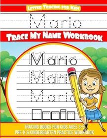 Mario Letter Tracing for Kids Trace my Name Workbook: Tracing Books for ...