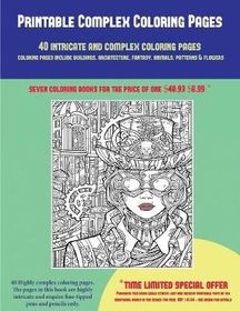 Printable Complex Coloring Pages (40 Complex and Intricate Coloring ...