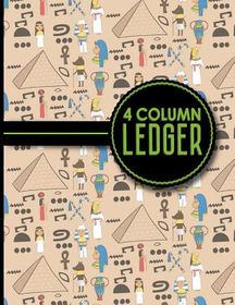 4 Column Ledger: Ledger Books, Accounting Ledger Sheets, General Ledger ...