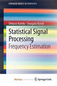 Statistical Signal Processing | Shop Today. Get it Tomorrow! | takealot.com