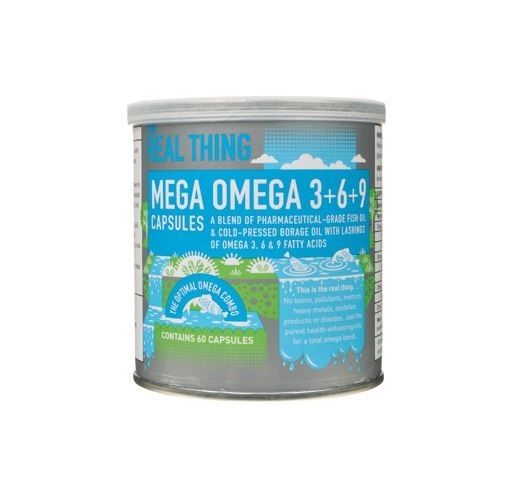 The Real Thing Mega Omega 3+6+9 Capsules - 60 | Buy Online in South ...