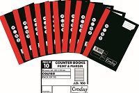 Croxley JD160 1-Quire 96 Page A4 F&M Counter Book (10 Pack) | Shop ...