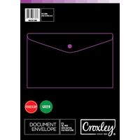 Croxley Foolscap Document Envelopes - Green (Pack of 12) | Buy Online ...