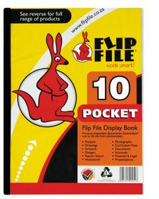 Flip File A4 Display File -10 Pocket | Shop Today. Get it Tomorrow ...