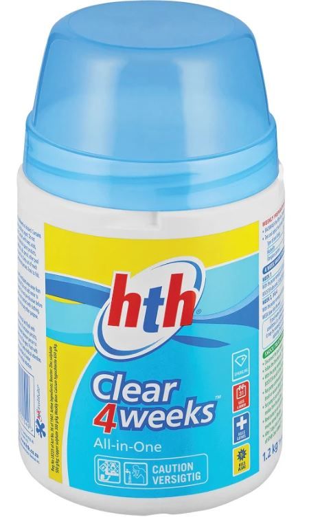 HTH - Clear 4 Weeks All-in-One Pool Care 1.2kg | Shop Today. Get it ...