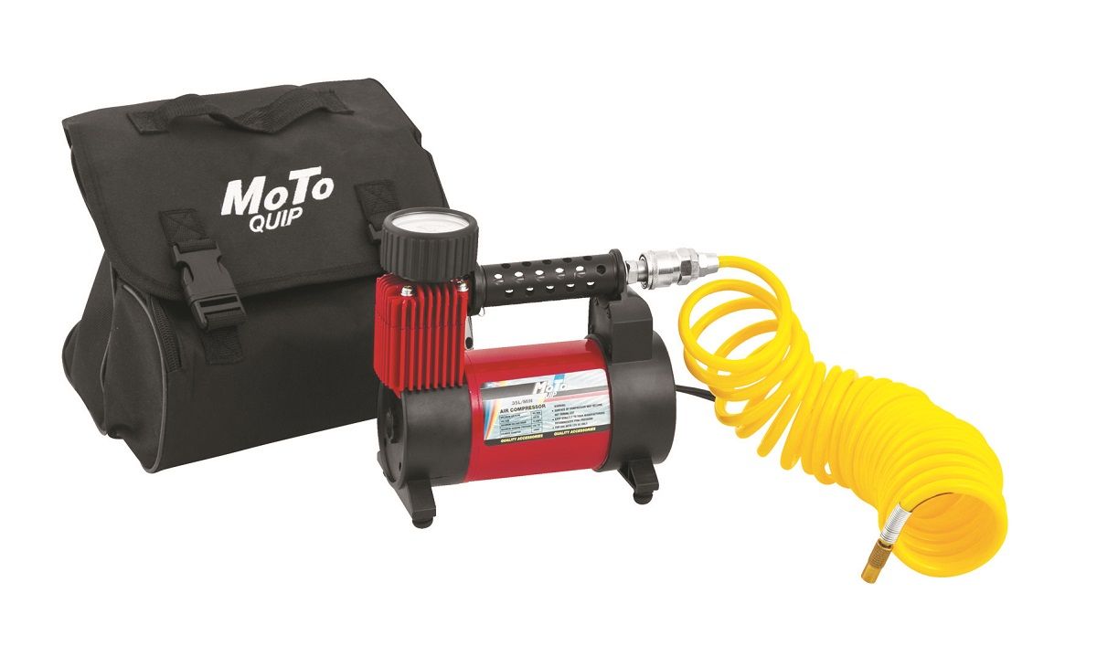 Moto Quip - 35 Litre Air Compressor 12V DC with Carry Bag | Shop Today ...