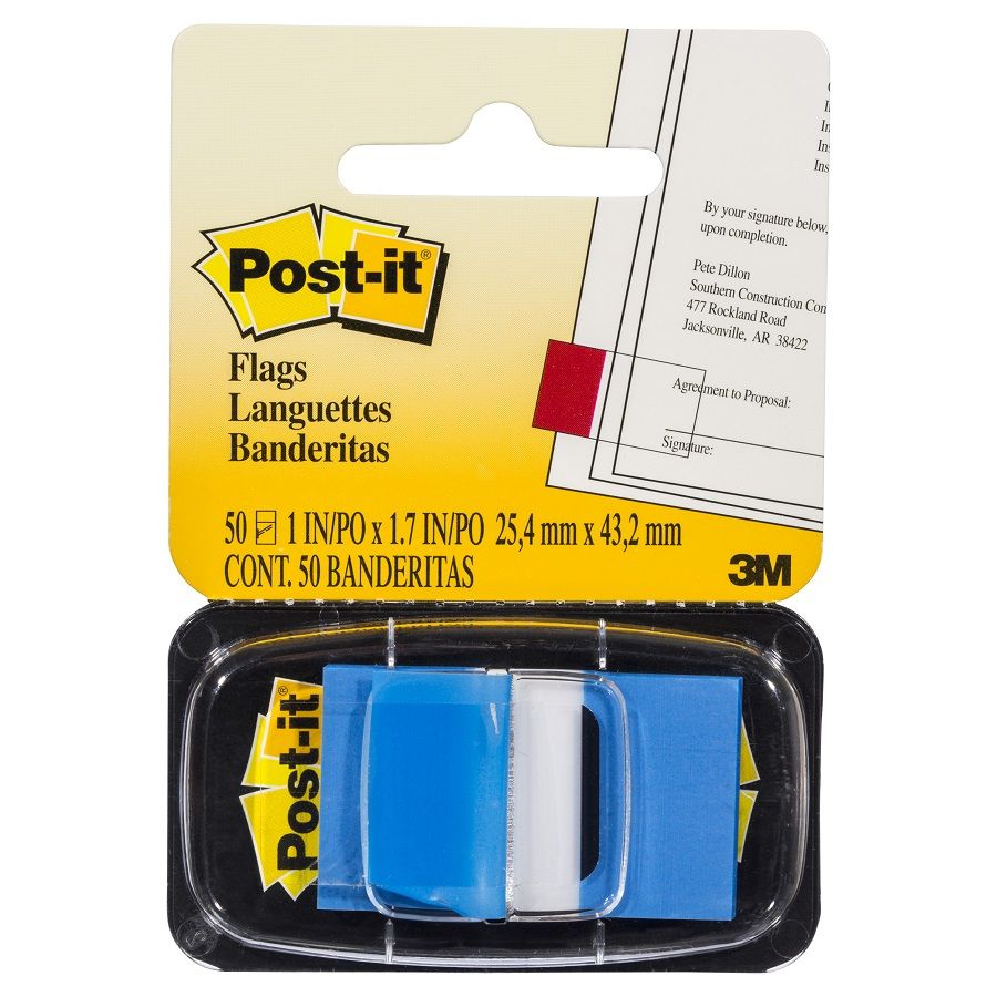 3M Post-it Flag Blue / 50 Flags per pack | Shop Today. Get it Tomorrow ...