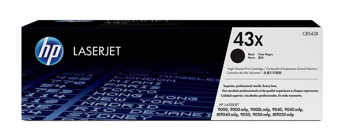 HP 43X High Yield Black LaserJet Toner Cartridge | Shop Today. Get it ...