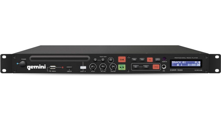 Gemini 19 Inch Professional 1U Single Rackmount CD Player | Shop Today ...