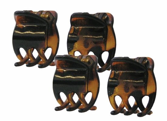Chic Mini Hair Clamp 4 Pack - 2cm Tortoise Shell | Shop Today. Get it ...