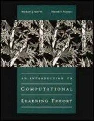 An Introduction to Computational Learning Theory | Buy Online in South ...