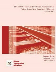 Railroad Accident Report Head-On Collision of Two Union Pacific ...