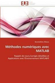 Methodes Numeriques Avec MATLAB | Shop Today. Get it Tomorrow ...