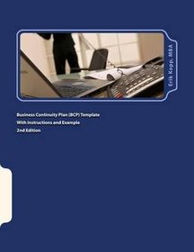 Business Continuity Plan (Bcp) Template with Instructions and Example ...