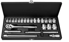 Yato - 1/2 Inch Socket Set in Metal Case - 23 Piece | Shop Today. Get ...