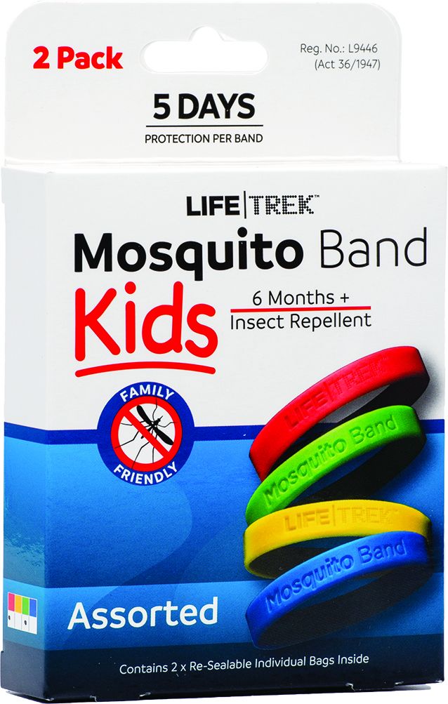 Lifetrek DEET Free Mosquito Repellent Kids Wrist Band Plain 2 Pack ...
