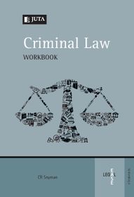 Criminal law workbook | Shop Today. Get it Tomorrow! | takealot.com
