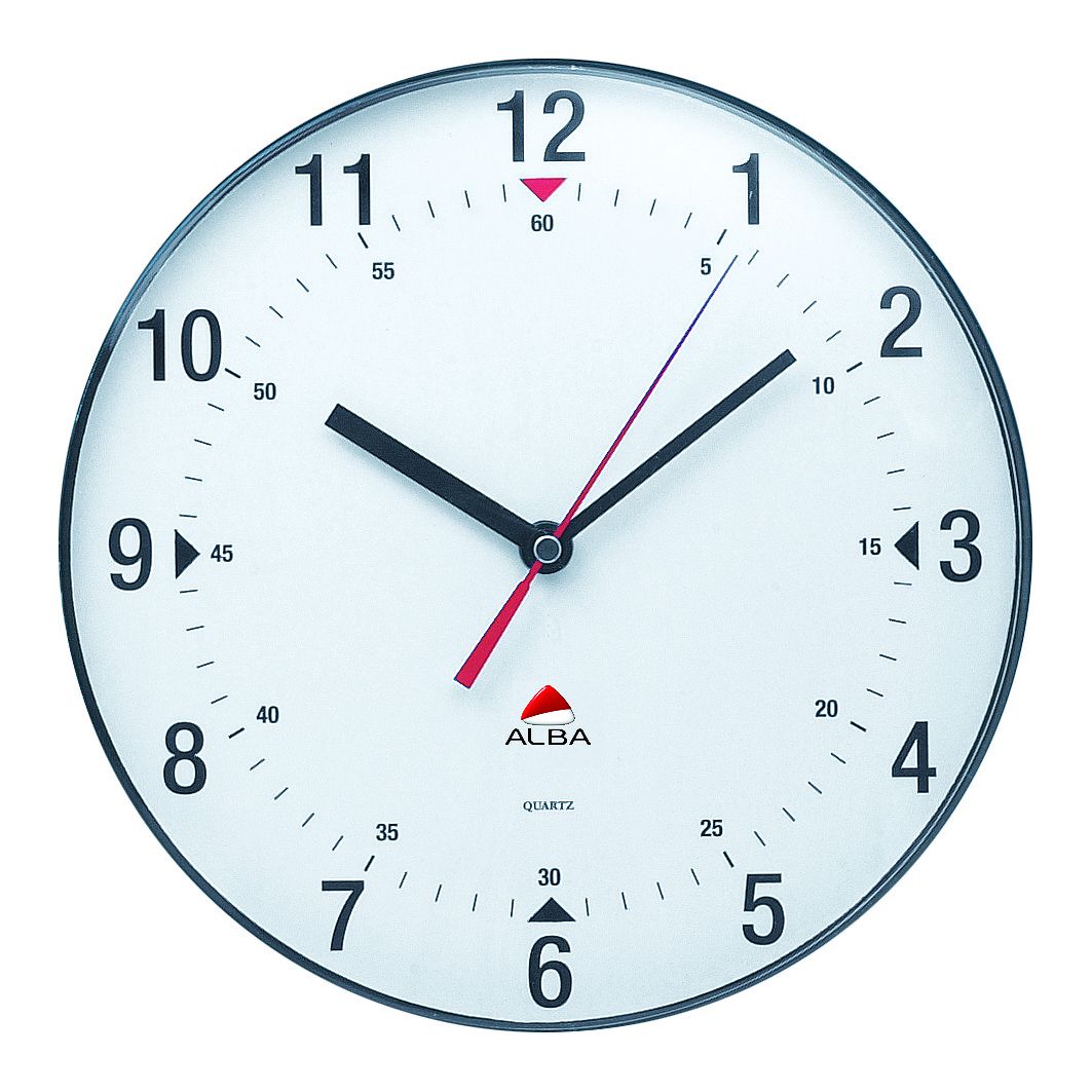 Alba Round Wall Clock 25cm | Shop Today. Get it Tomorrow! | takealot.com