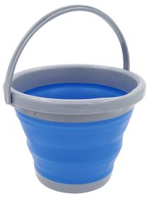 Leisure-Quip - 5 Litre Foldable Bucket - Blue & Grey | Shop Today. Get ...